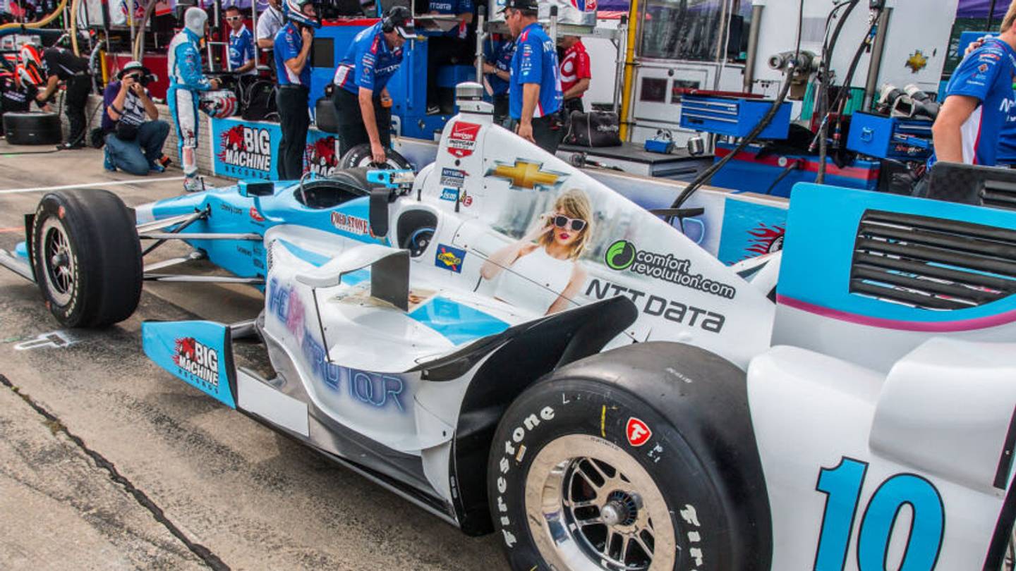 Throwback to when Taylor Swift sponsored an IndyCar