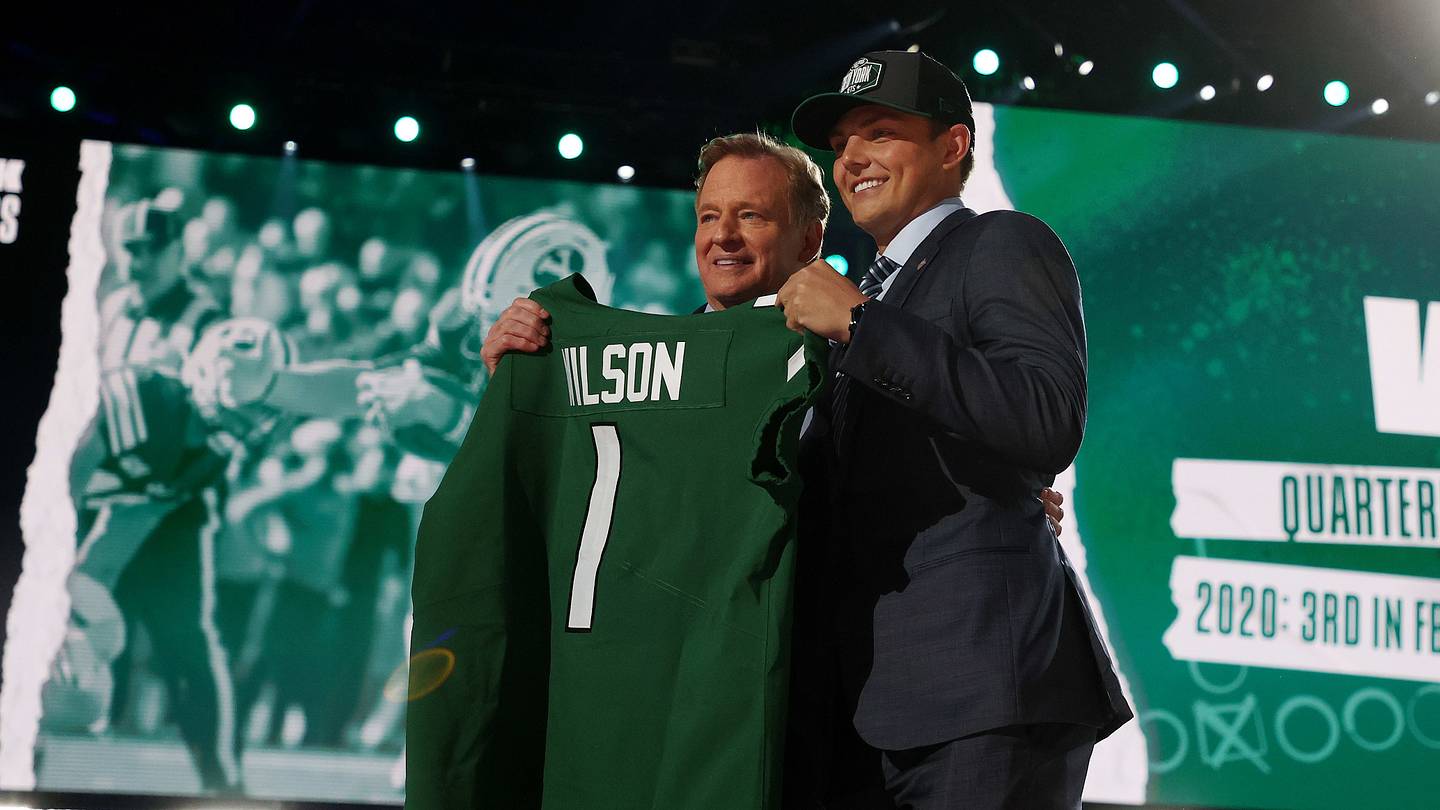 NY Jets announce jersey numbers for Zach Wilson, Alijah Vera-Tucker ...