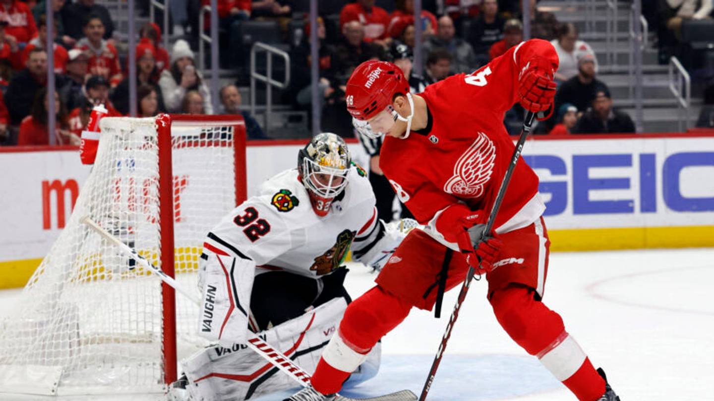 Alex Chiasson is playing his way toward an extension with the Red Wings