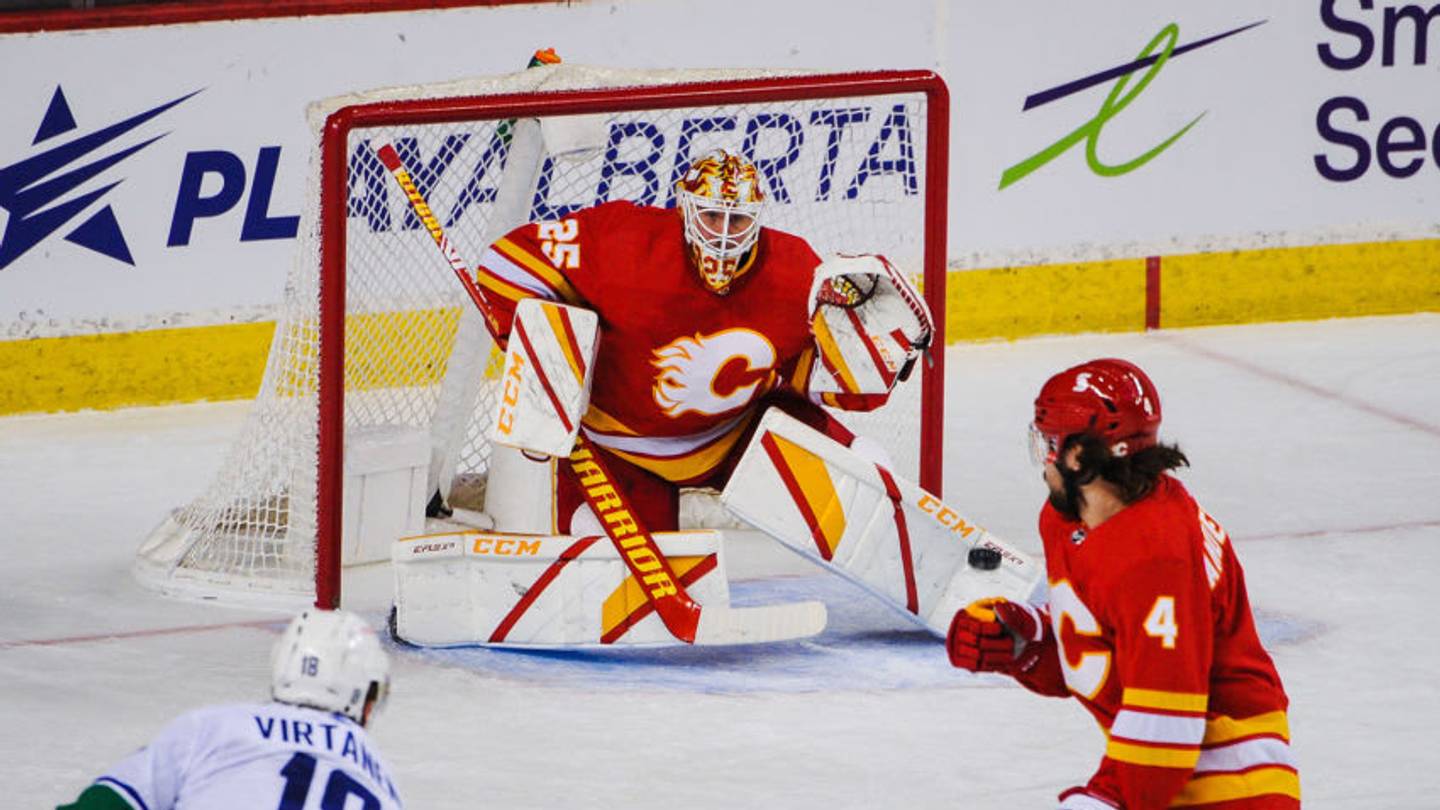 Jacob Markstrom pitched his first perfect game with the Calgary Flames