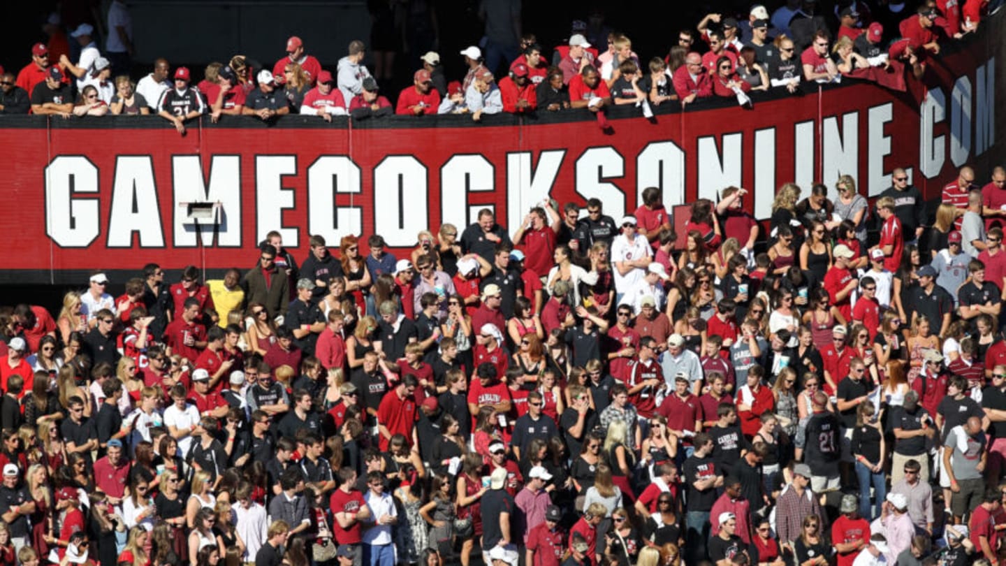 Why does South Carolina play Sandstorm at football games?