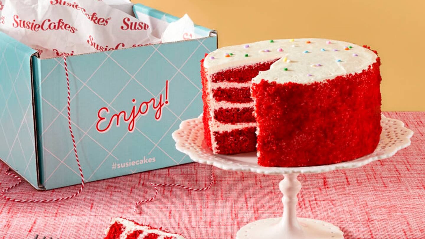 SusieCakes is now shipping Red Velvet Cakes