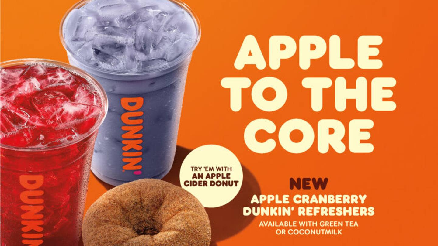 Dunkin Apple Cranberry Refresher will make you skip pumpkin this fall