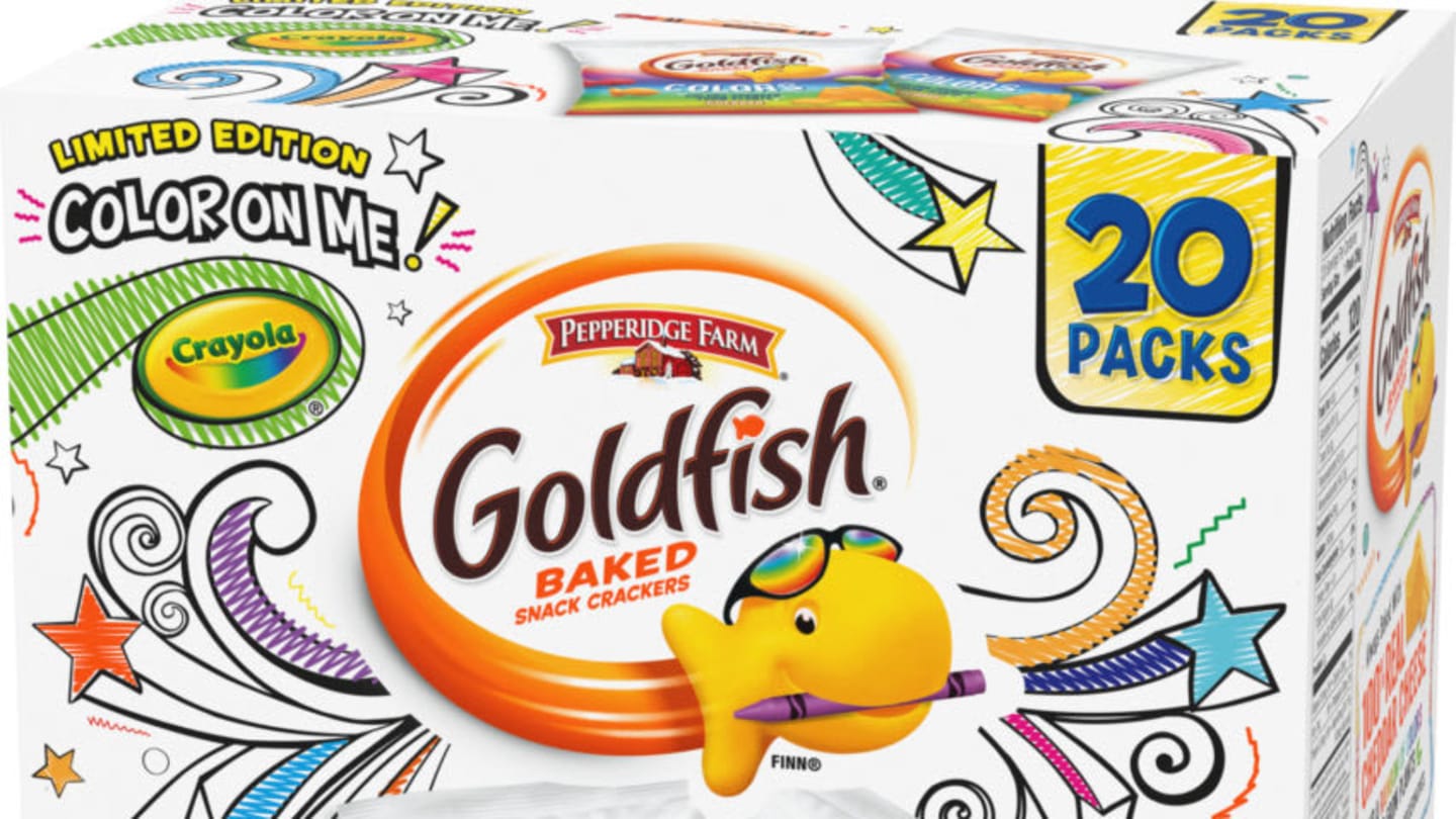 Goldfish is introducing new Elf Maple Syrup Grahams