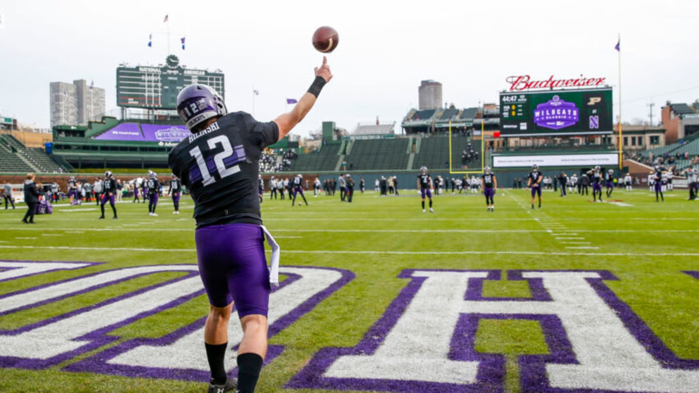 Watch Wrigley Field transformed to football field for Northwestern ...