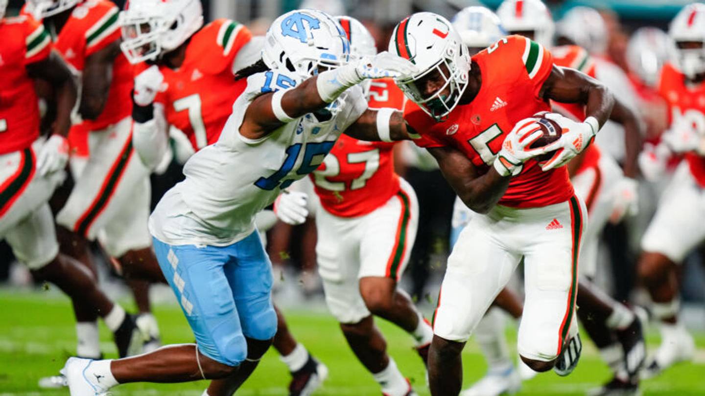 Miami football lackluster start has relegated their TV appearances