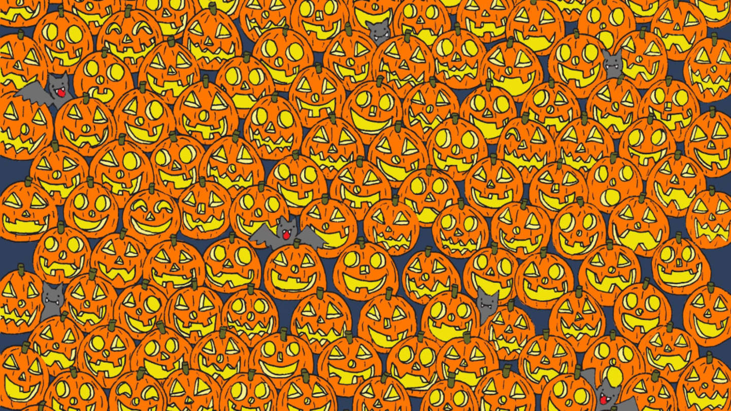 Can You Spot the Noseless Jack-o’-Lantern?