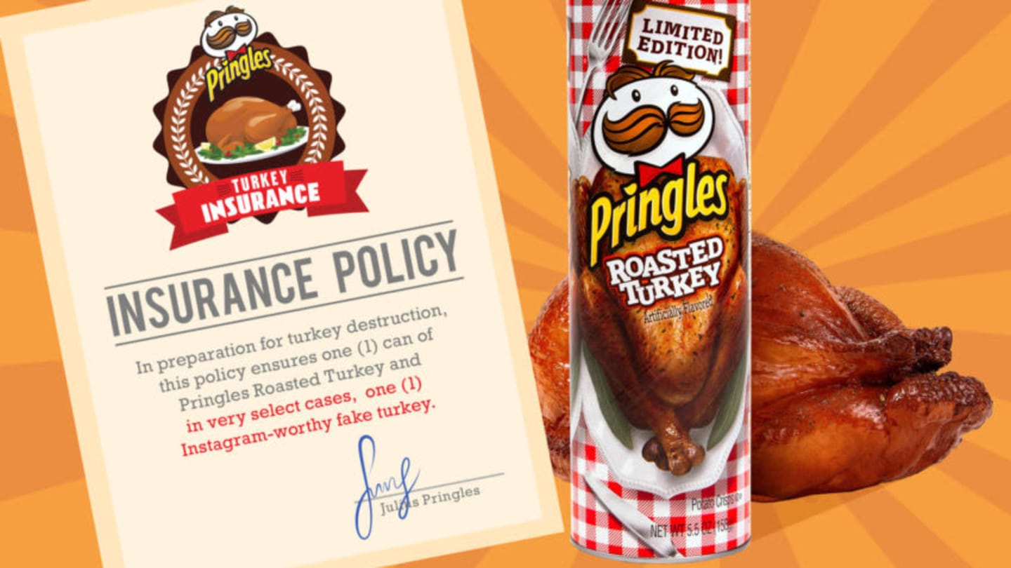 Pringles is offering Turkey Insurance and limited-time Roasted Turkey ...