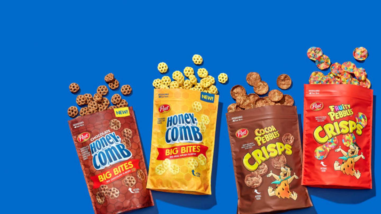 Post Cereal goes bigger with its new cereal snacks