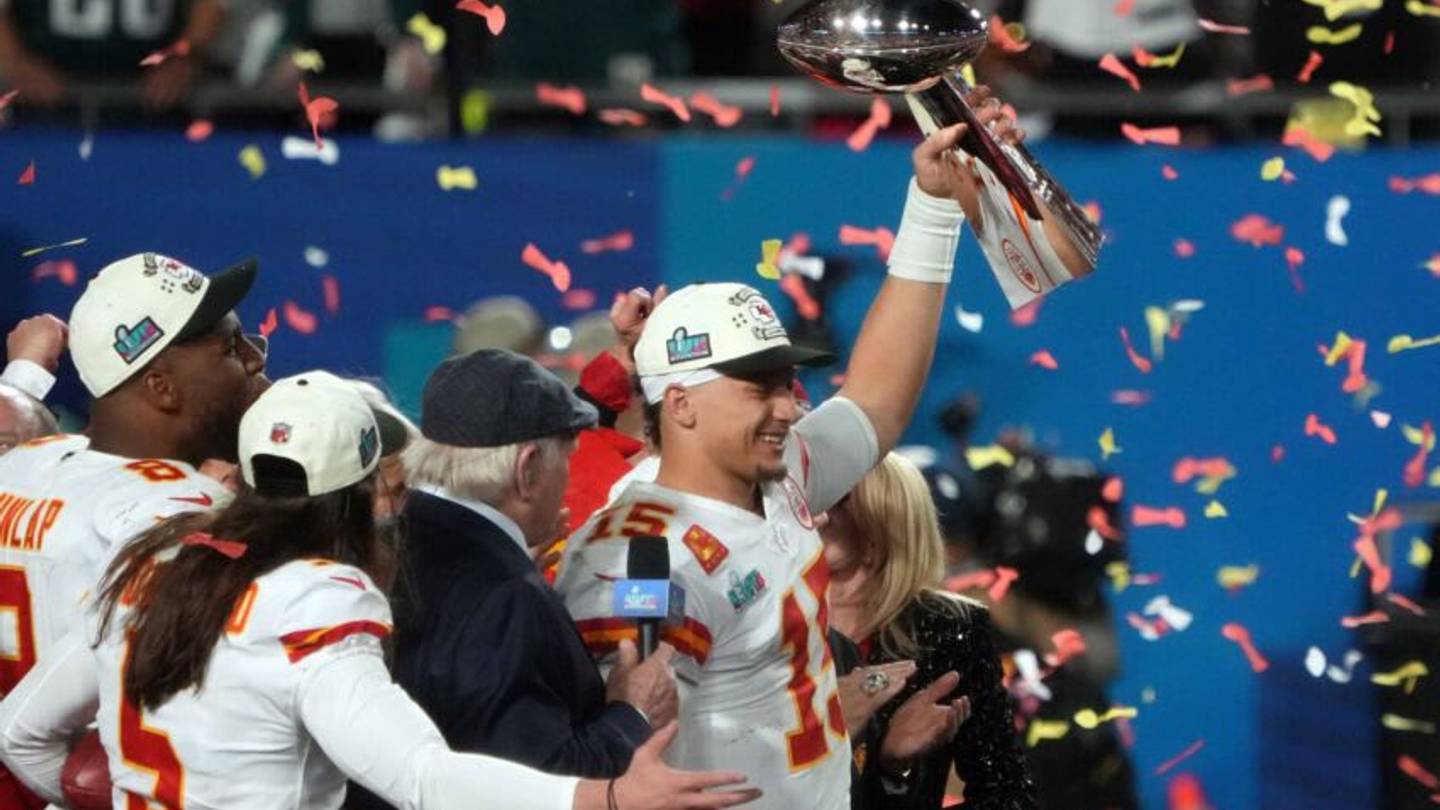 Patrick Mahomes is already back to work this offseason