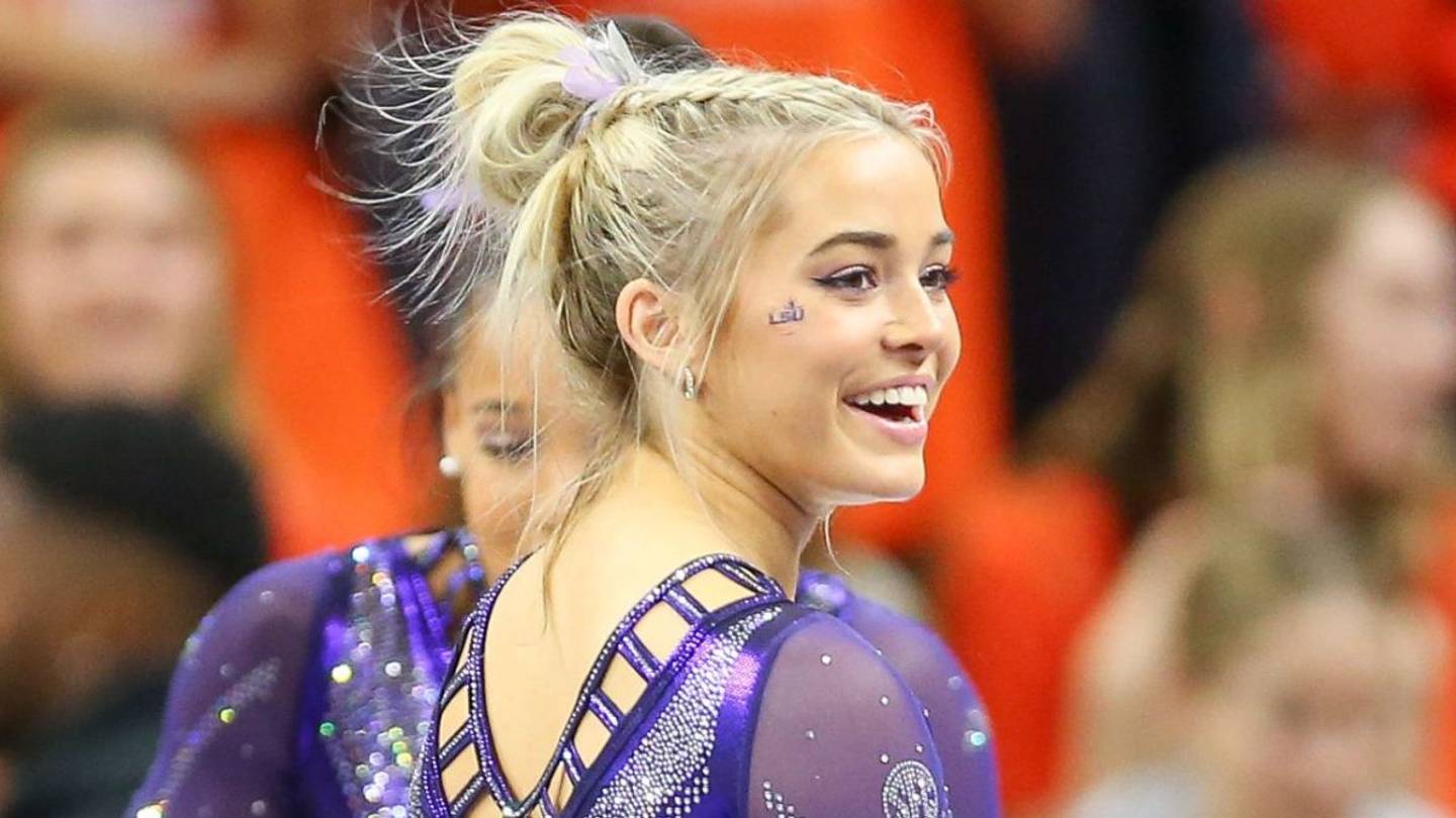LSU Gymnast Olivia Dunne’s TikTok Video Goes Viral After Impressive ...
