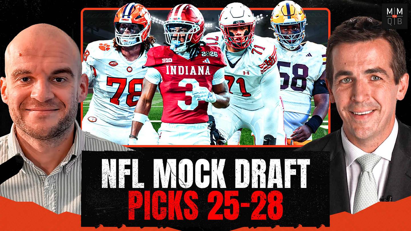 Our NFL Mock Draft Deep Dive Picks 25-28