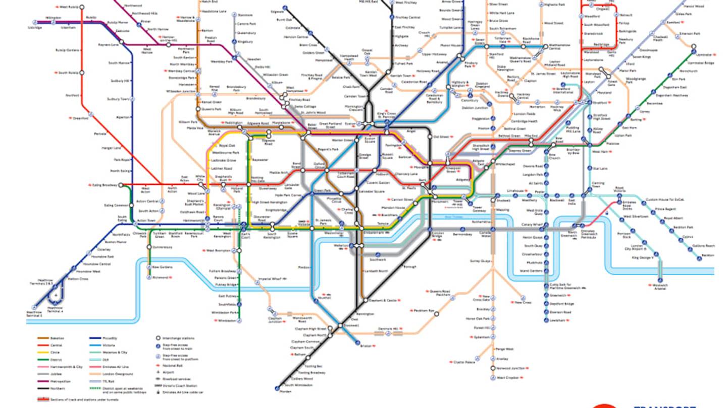 London Underground Map Gets a Redesign to Help Riders With Anxiety