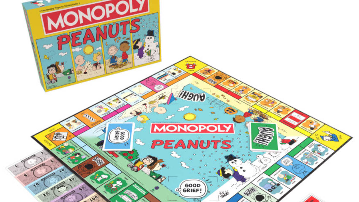 There is now a Peanuts Monopoly game