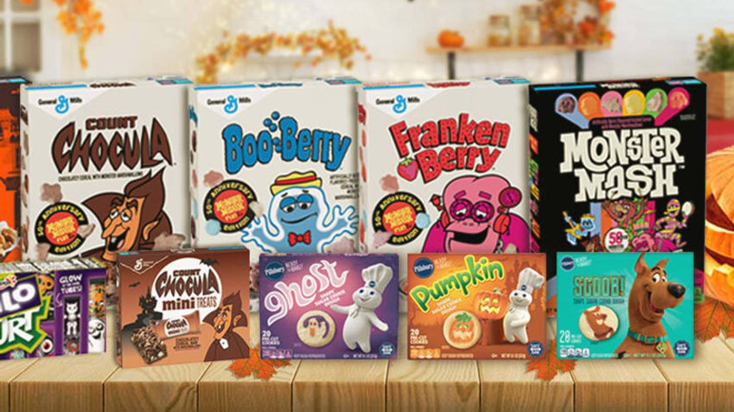 Count Chocula Mini Treat Bars are a spookily tasty treat for Halloween