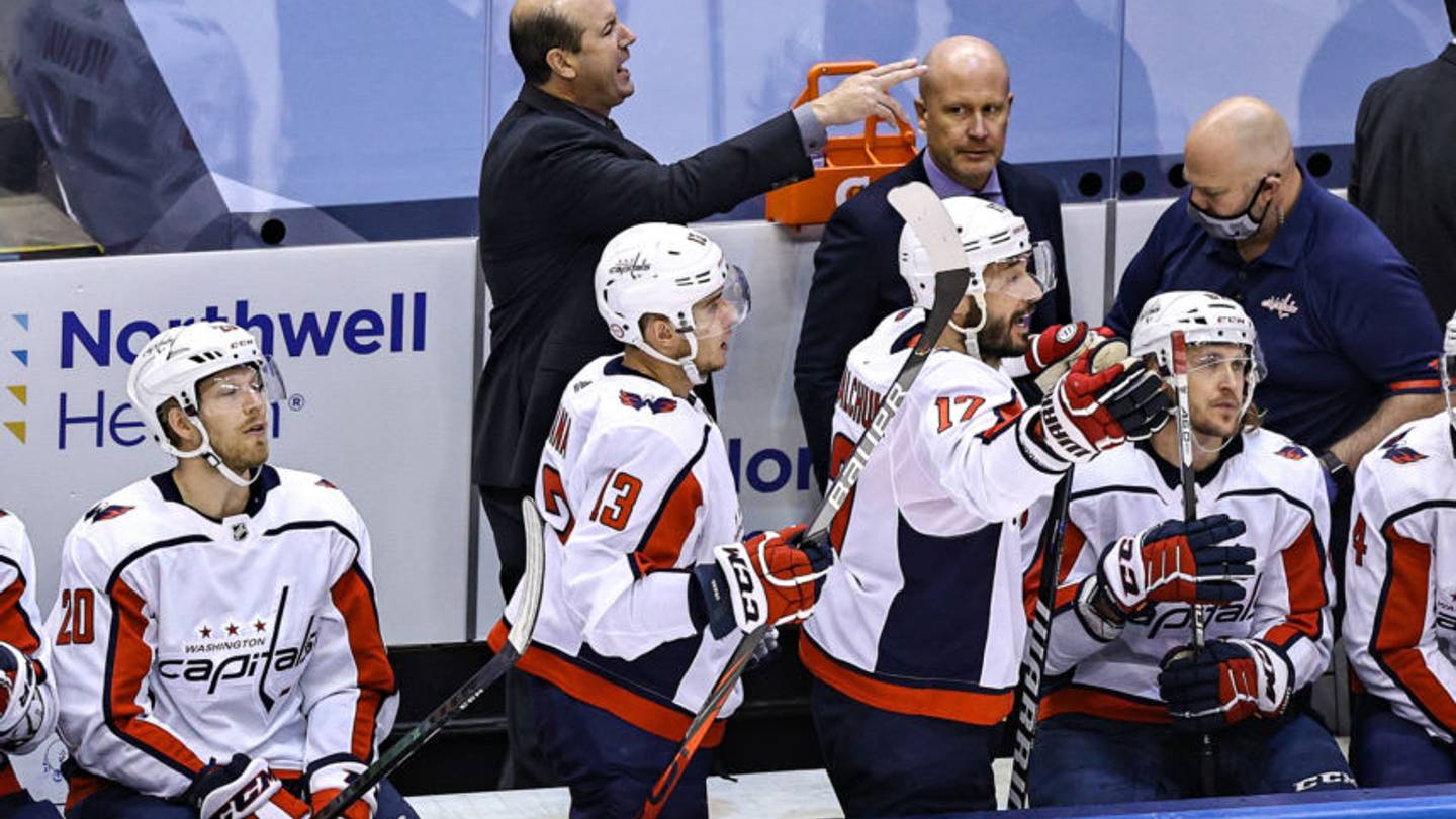 Washington Capitals backs are against the wall