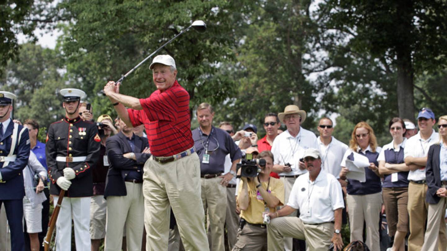 George H.W. Bush and a legacy of golfing American Presidents