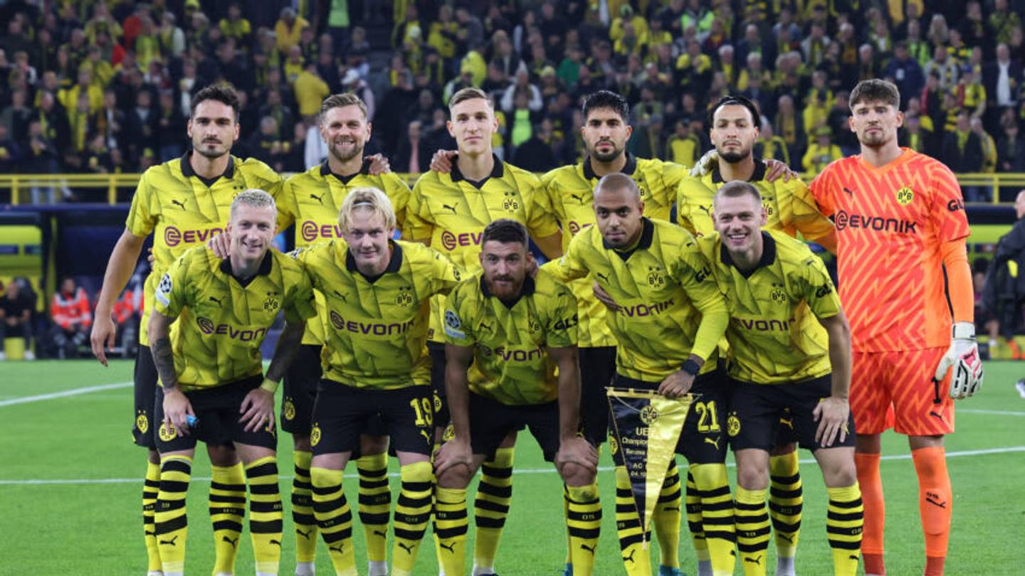 Expected Borussia Dortmund lineup vs Union Berlin