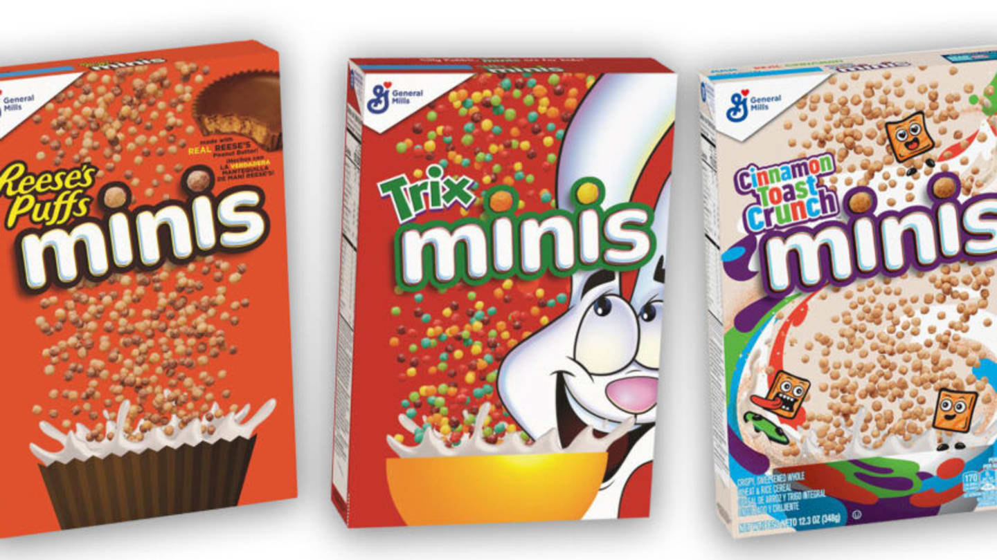 General Mills Mini Cereals still bring big flavor