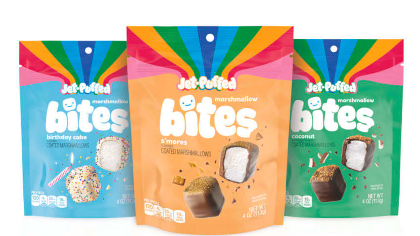 New Jet-Puffed Bites are perfect for marshmallow snacking