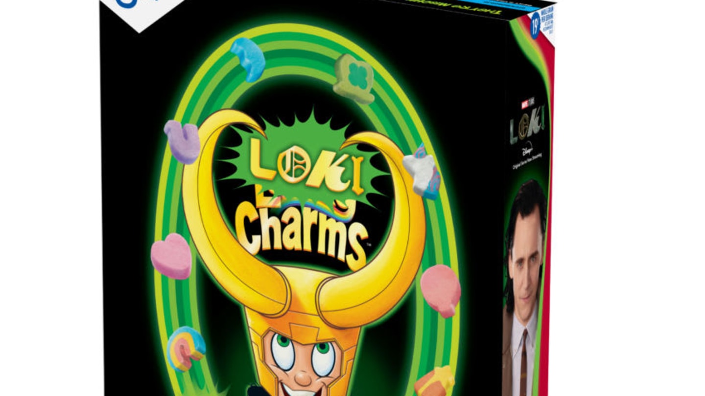 Did Loki put a spell on Lucky Charms and turn them into Loki Charms?