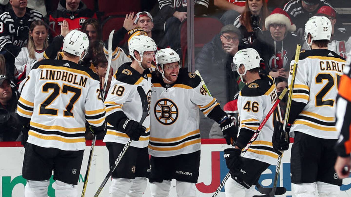 Boston Bruins on historic pace heading into the new year