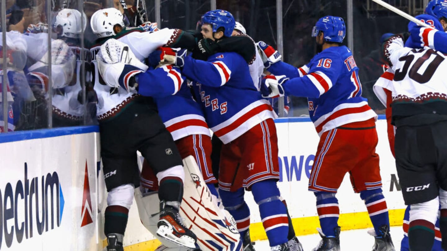 New York Rangers Hold Off the Arizona Coyotes to Win Home Opener