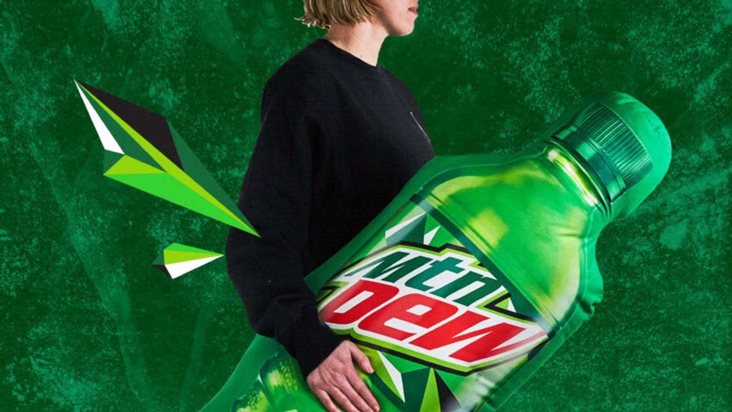 MTN DEW Body Pillow is always there for snuggle time