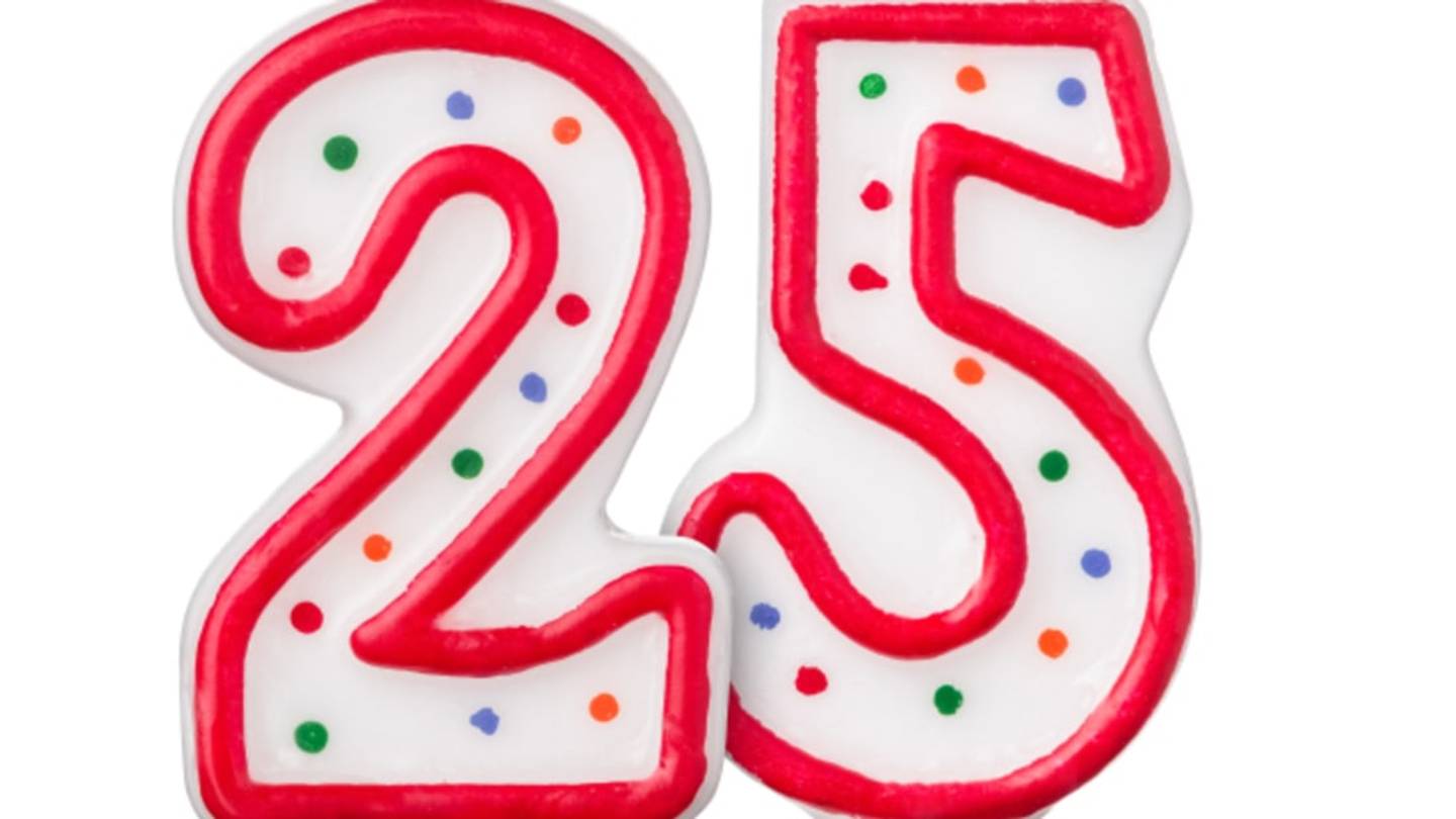 25 Things Turning 25 in 2016