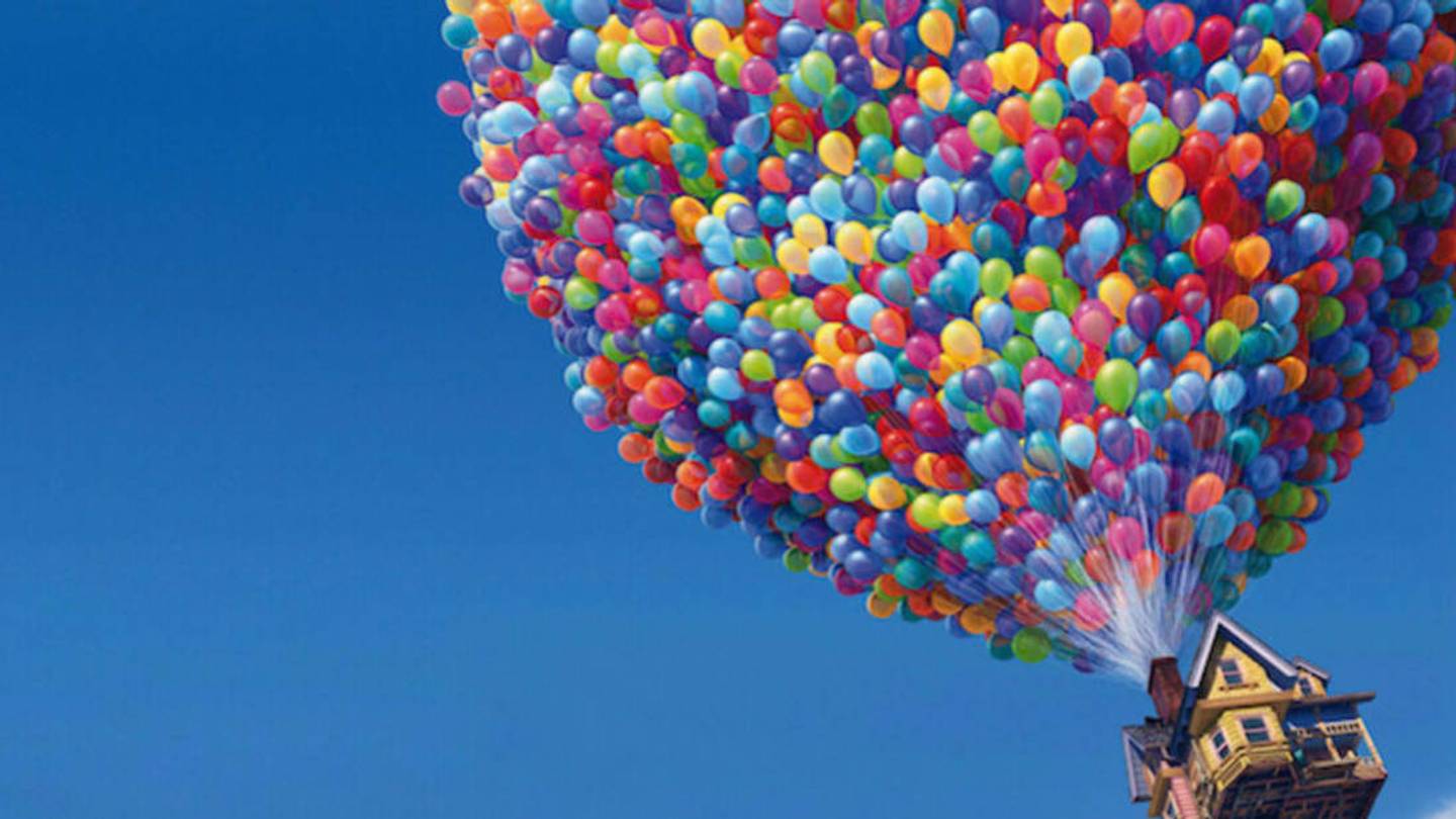 See How Many Balloons It Would Take to Lift the House from Pixar's Up