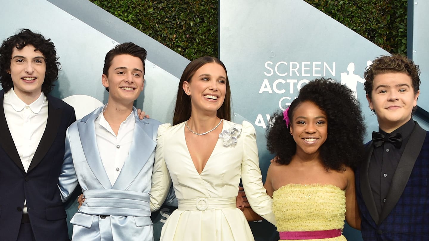 See What the Kids of 'Stranger Things' Wore on the 2020 SAG Awards Red Carpet