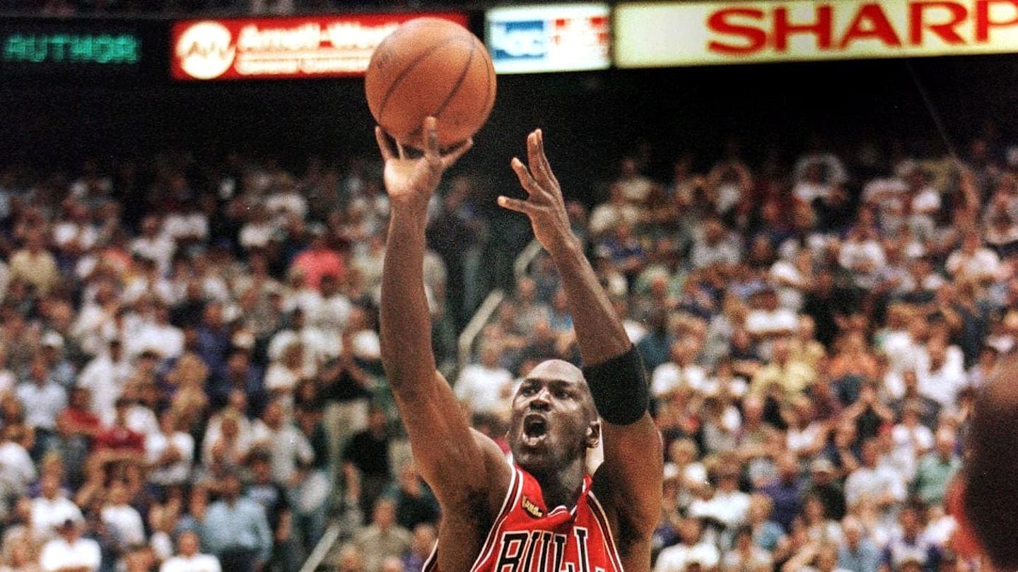 Remembering Michael Jordan's Iconic Dagger Over Bryon Russell in the ...