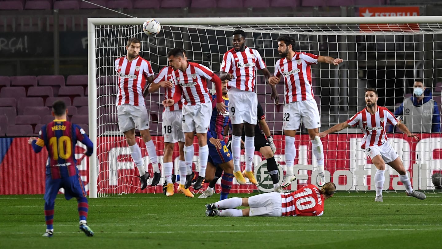 Les stats incroyables de Lionel Messi sur coup franc