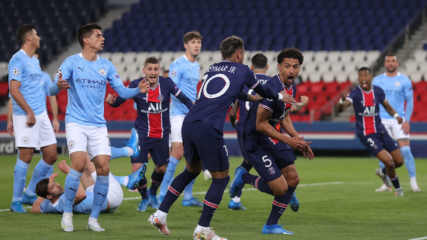 Man City menang 2-1 dari PSG di leg pertama Liga Champions