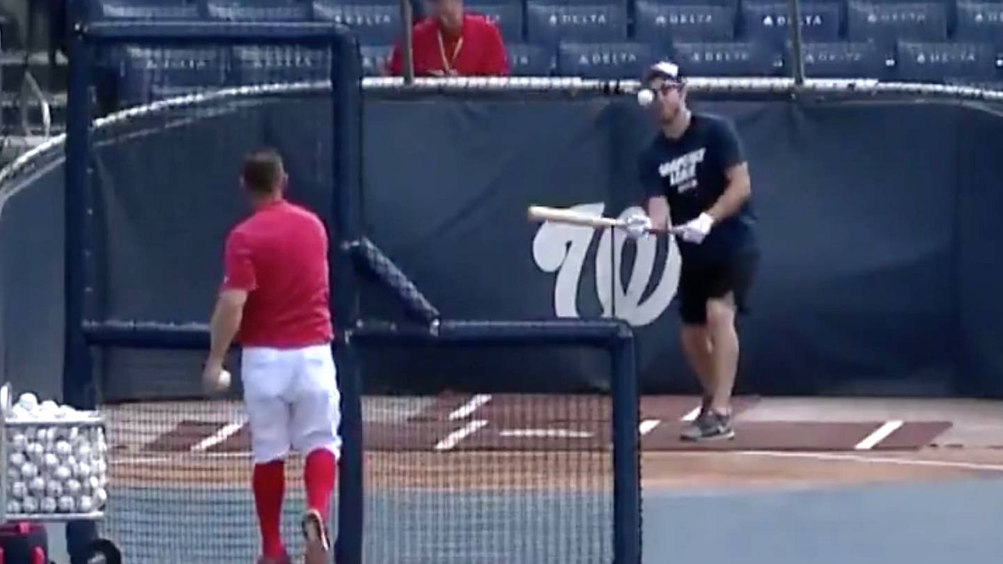 VIDEO: Ridiculous Footage Emerges of Max Scherzer Bunting Ball off His ...