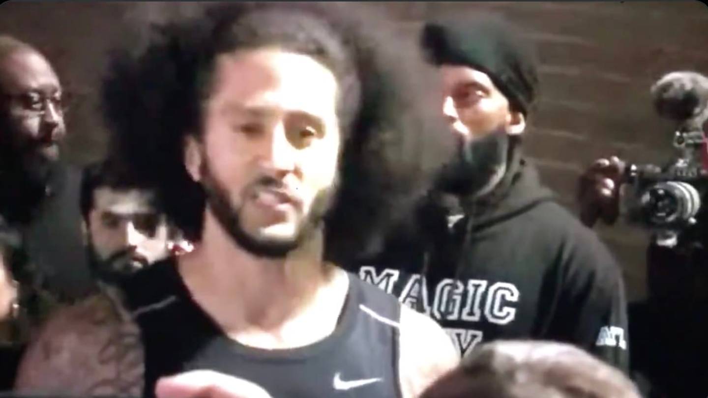 VIDEO: Colin Kaepernick Makes Defiant Statement to NFL Owners and Roger ...
