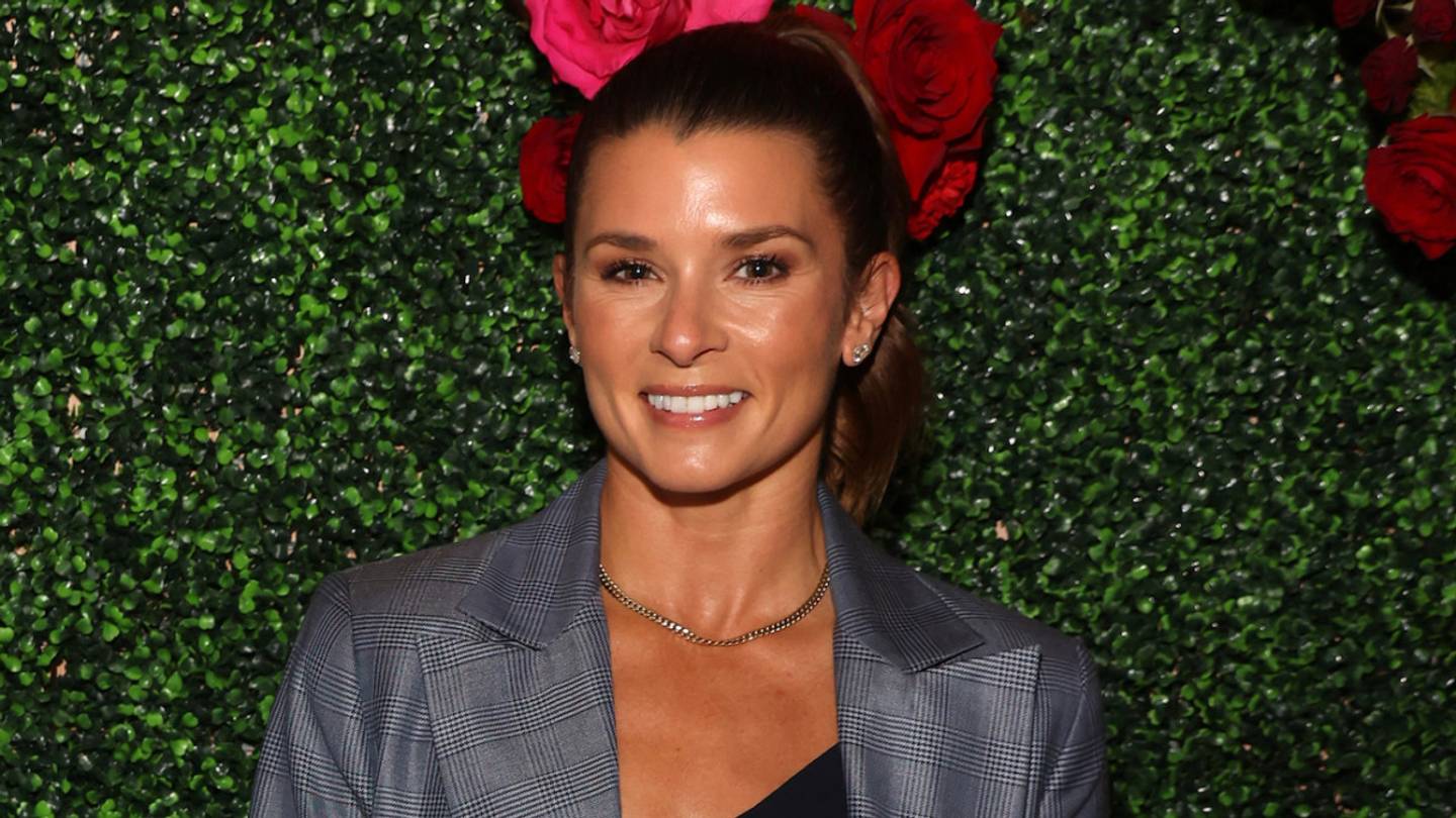 Danica Patrick Brings Chic Fashion to the Racetrack in Pale Blue ...