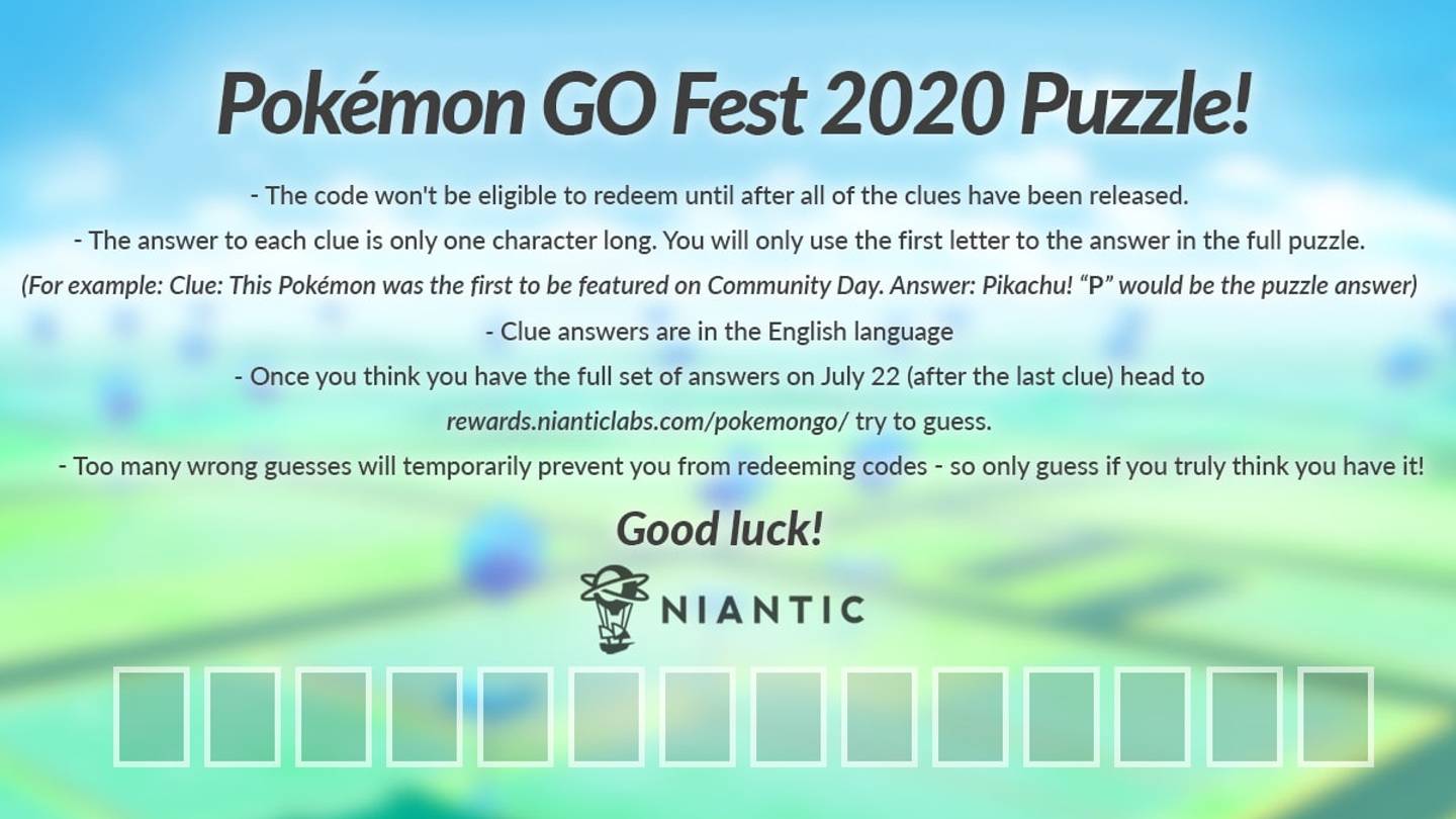 Go Fest 2020 Puzzle: How to Complete the Puzzle