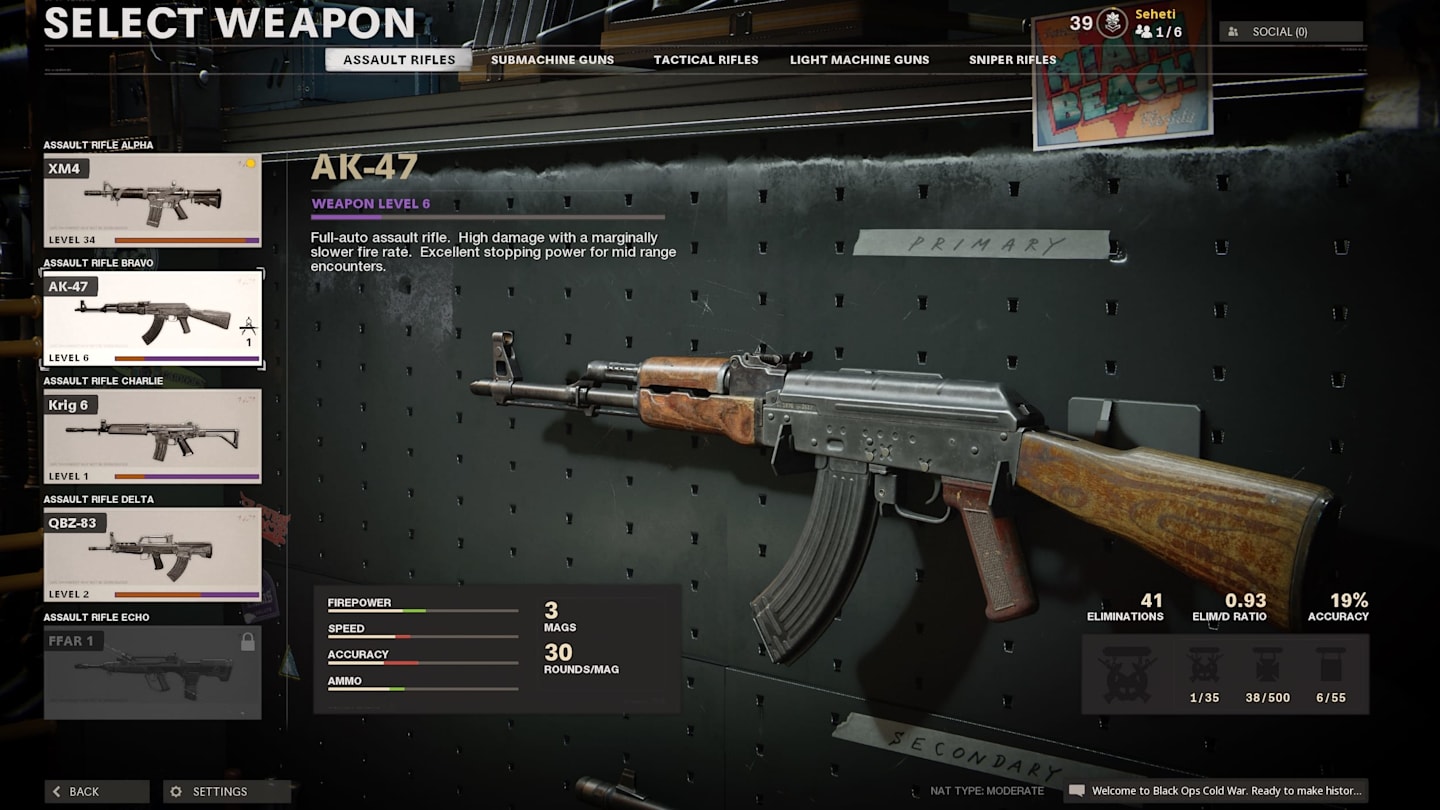 Black Ops Cold War Assault Rifle Tier List December 2020