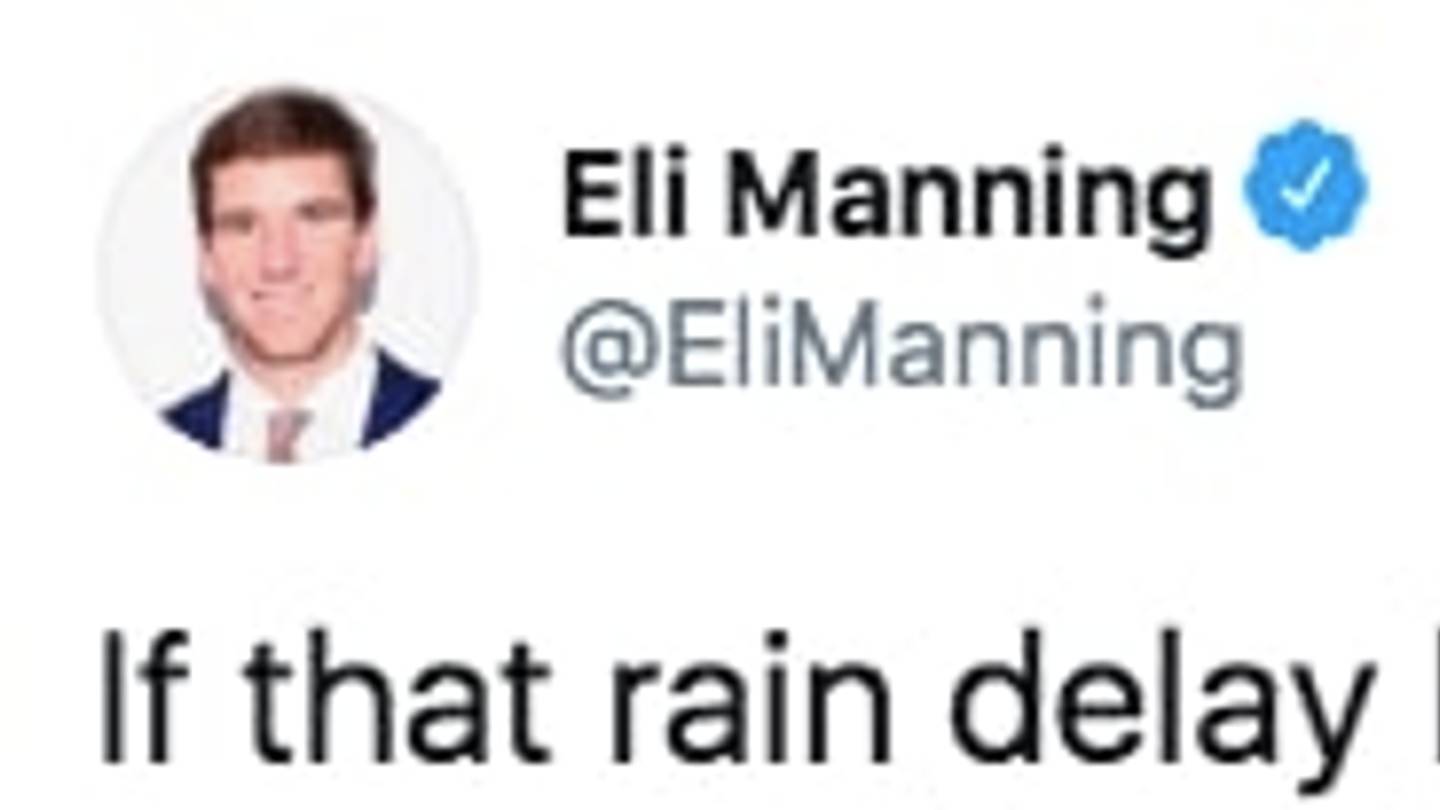 Eli Manning is Spending 'The Match' Roasting His Brother Peyton on ...