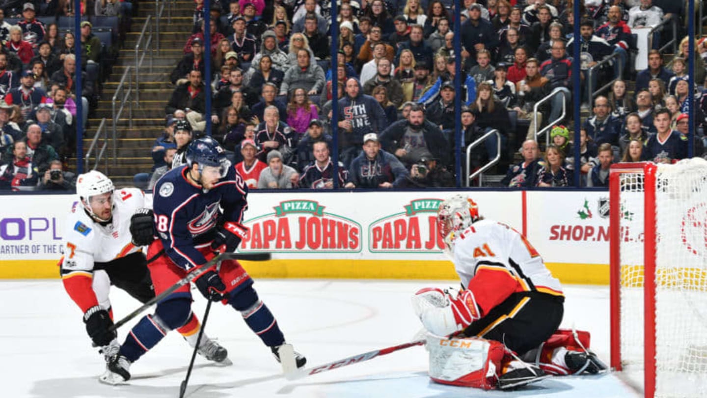 Calgary Flames lose first game in OT vs Columbus Blue Jackets