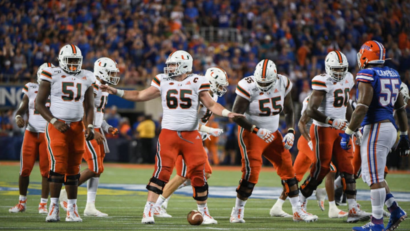 Miami Hurricanes 2020 projected offensive line depth chart