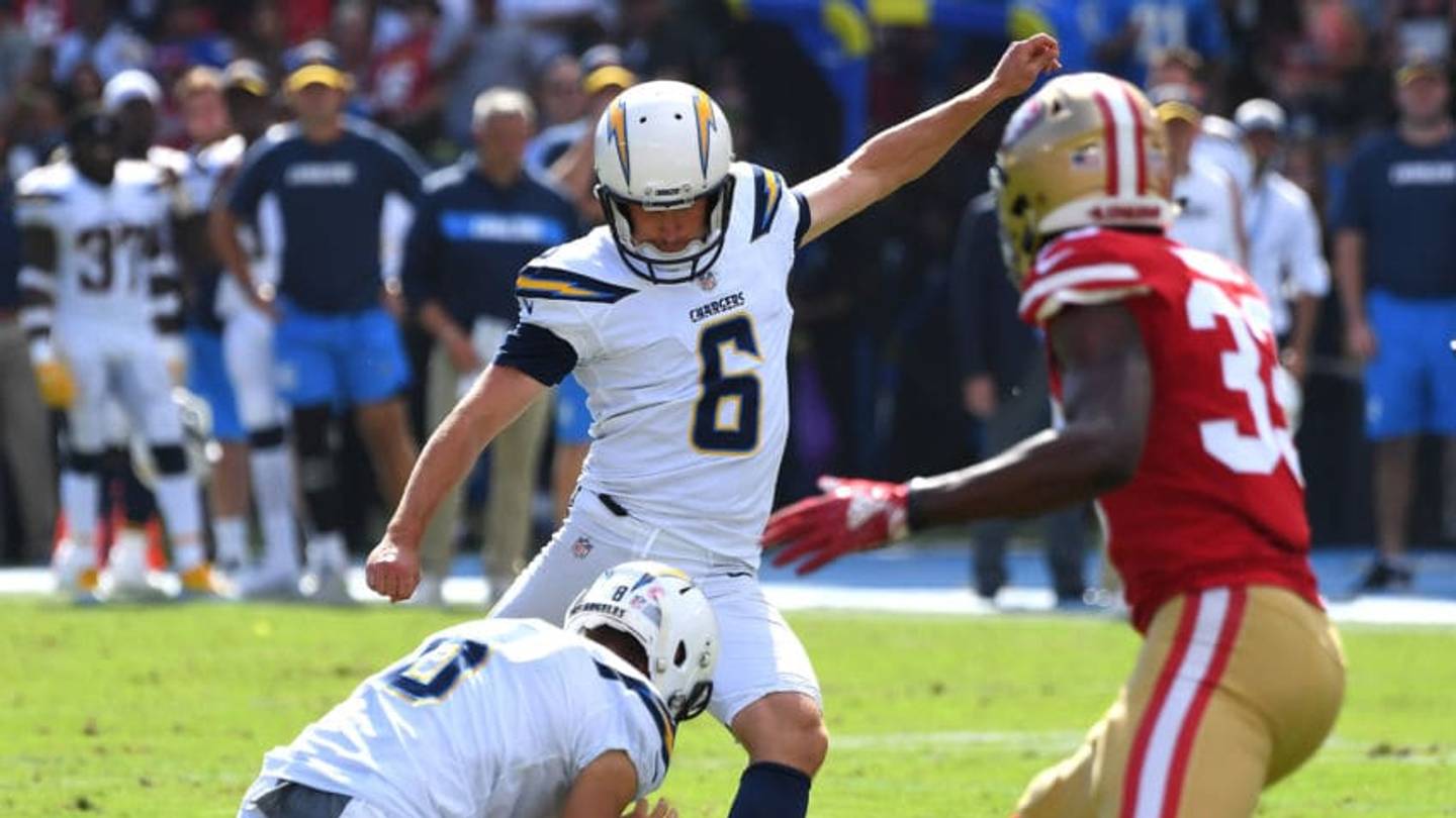 Los Angeles Chargers cut Drew Kaser Because He Sucks at Holding