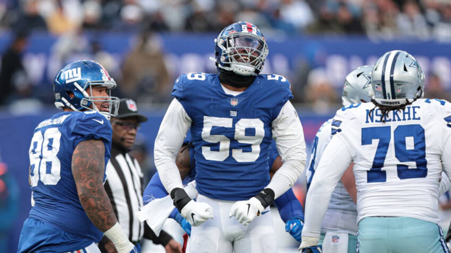 Former New York Giants EDGE Lorenzo Carter signs with Falcons