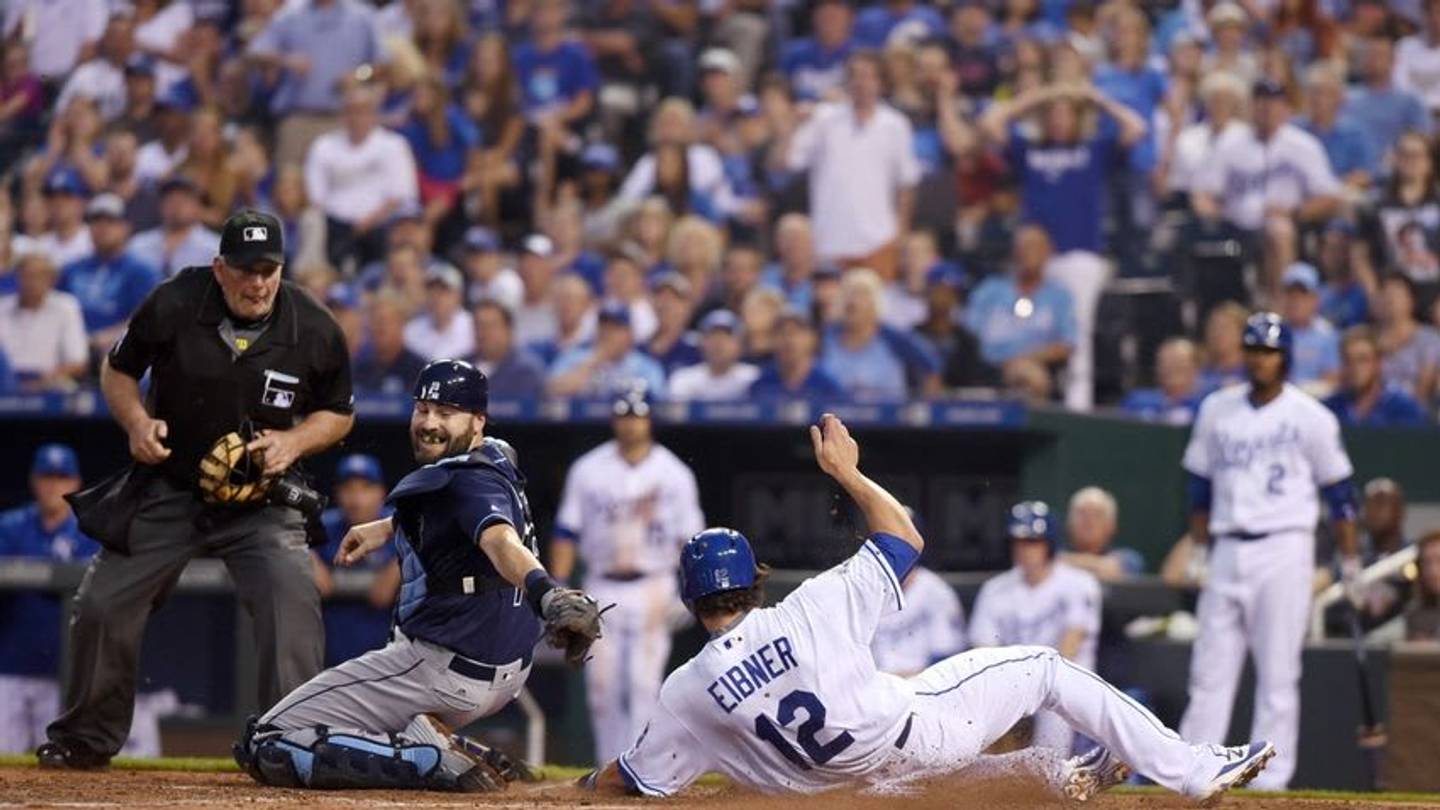 Royals Brett Eibner Leaves Game With Ankle Sprain