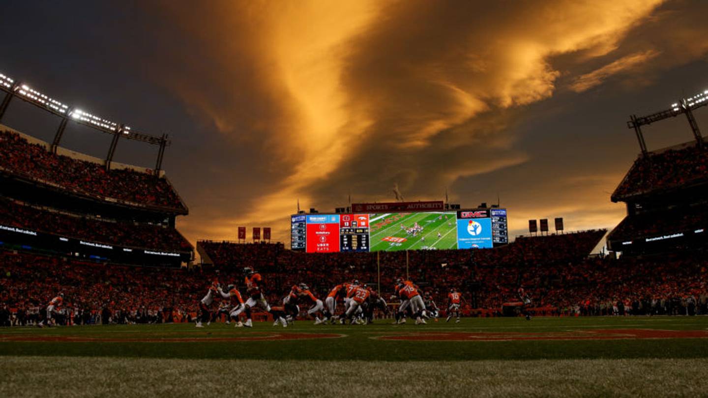 Denver Broncos moved practice indoors because of cold weather