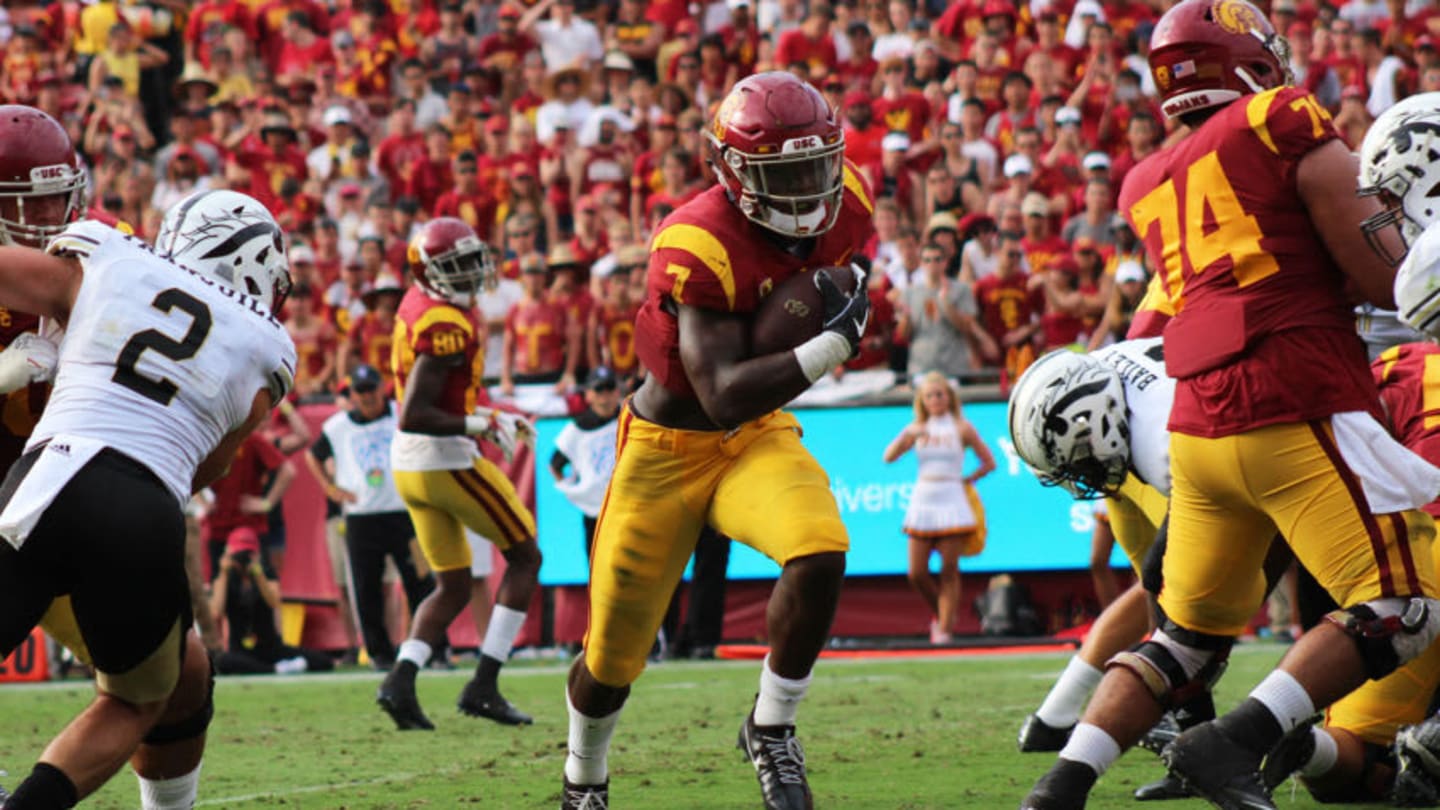 How does Stephen Carr’s debut compare to USC’s great tailbacks?