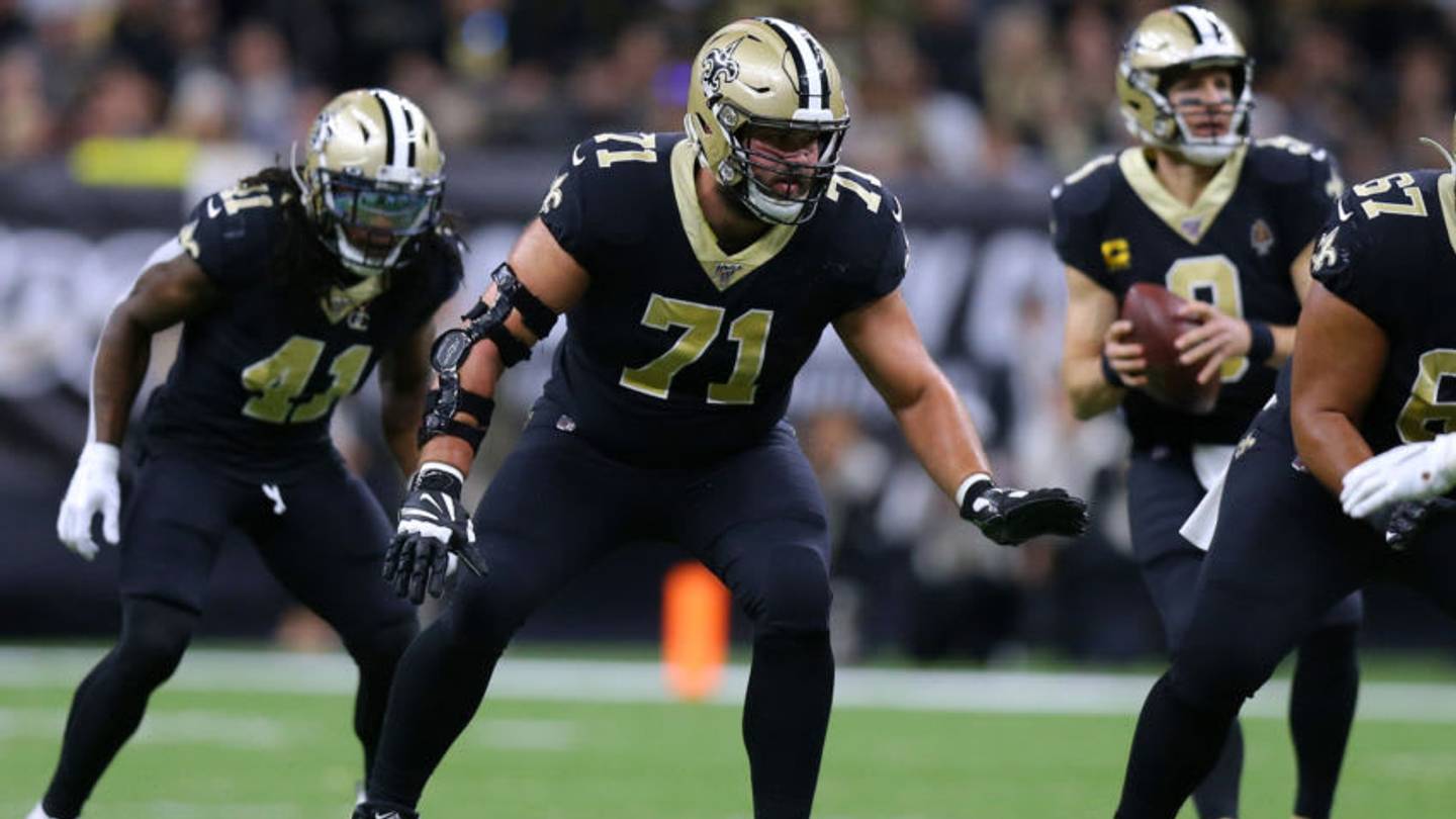 New Orleans Saints have two of the top five offensive tackles
