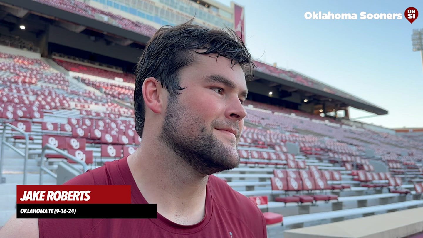 WATCH: Oklahoma TE Jake Roberts Interview