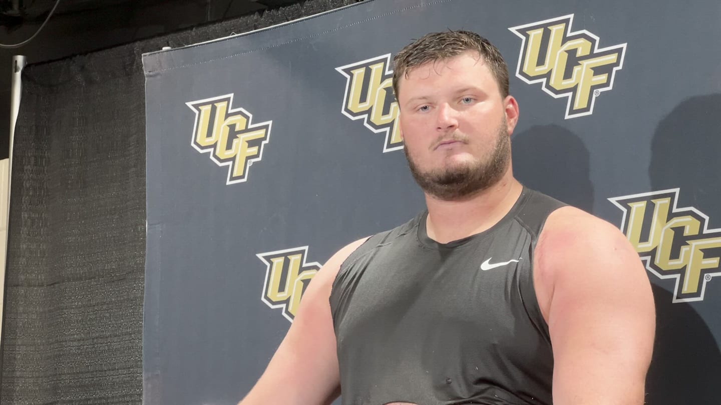 UCF Fall Practice Files: Preston Cushman, Offensive Lineman